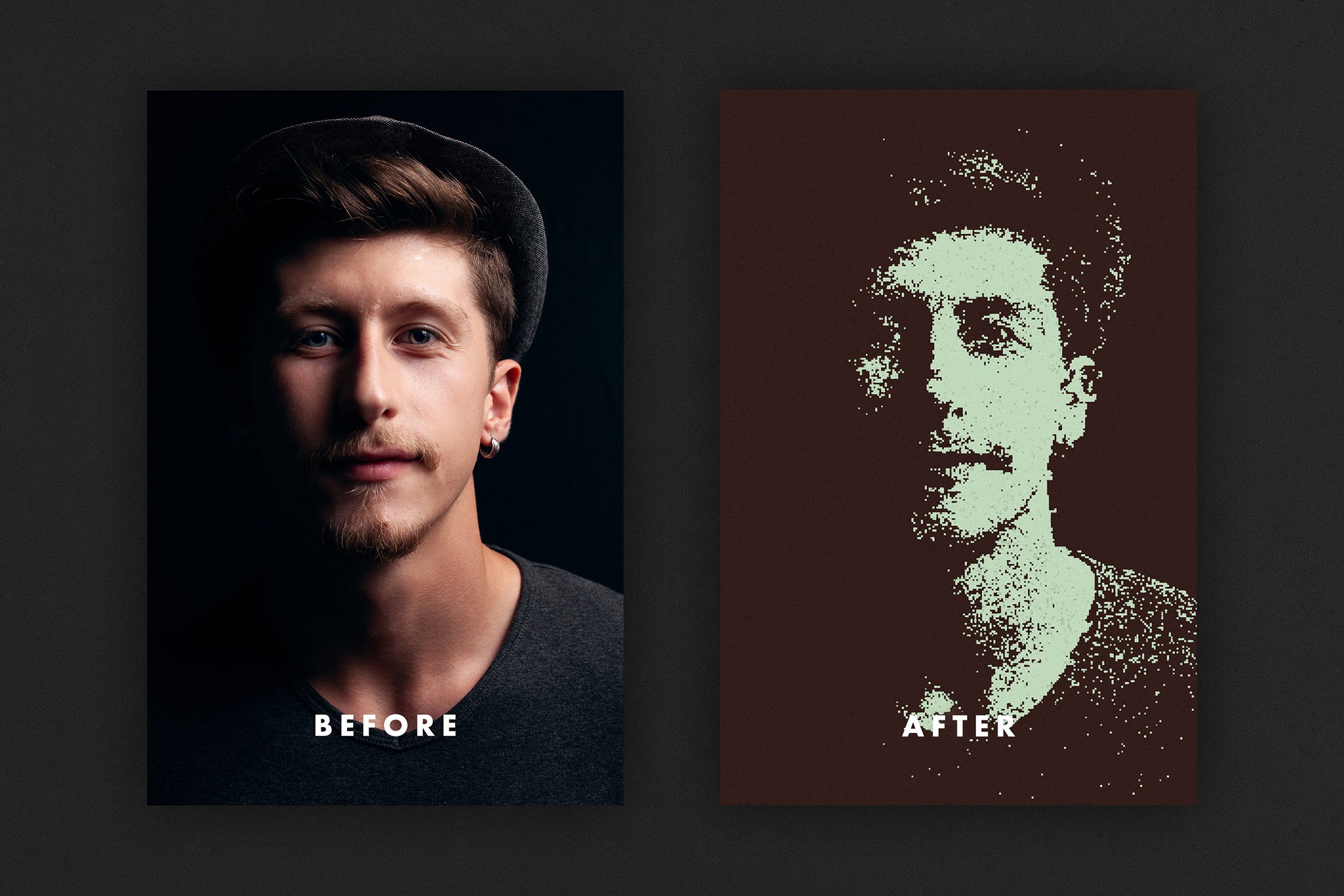 Bitmap Pixel Photo Effect, Add-ons | GraphicRiver